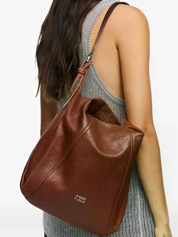 Bimba Y Lola Leather Shoulder Bag