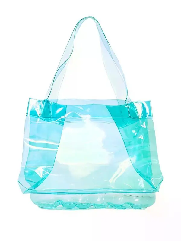 GROUNDS Clear Tote Bag - Blue