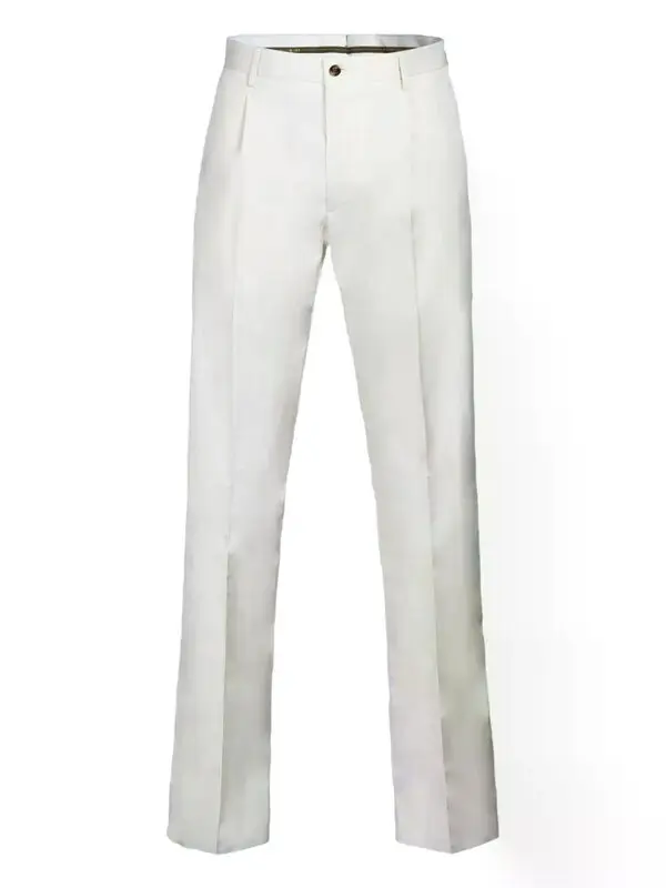 MOORER Pleated Straight-leg Trousers
