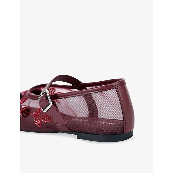 Kurt Geiger Nacy Embellished Mesh Pumps