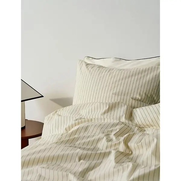 HAY Fineline Square Cotton Pillowcase 50cm X 70cm