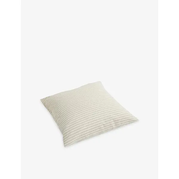 HAY Fineline Square Cotton Pillowcase 50cm X 70cm - Soft Pink