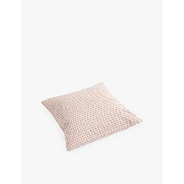 HAY Fineline Square Cotton Pillowcase 50cm X 70cm - Soft Pink