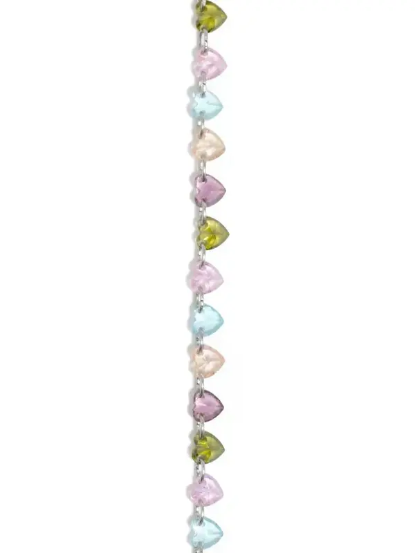 Bimba Y Lola Heart-shaped Crystals Bracelet