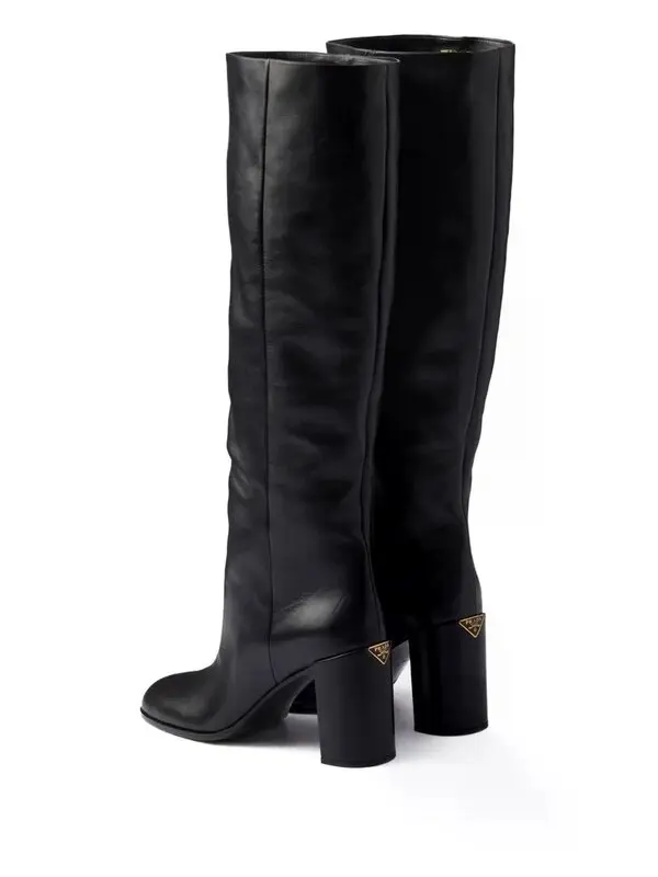 Prada Knee-high Block Heel Boots