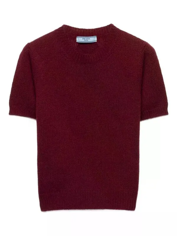 Prada Short-sleeved Cashmere Sweater