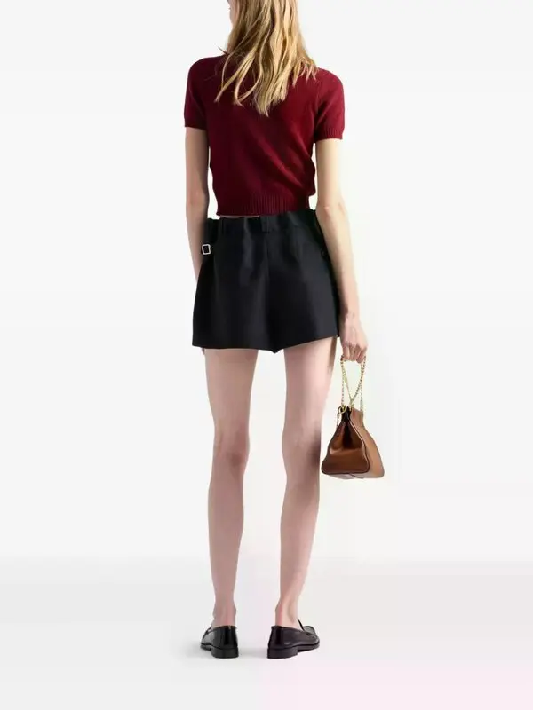 Prada Short-sleeved Cashmere Sweater