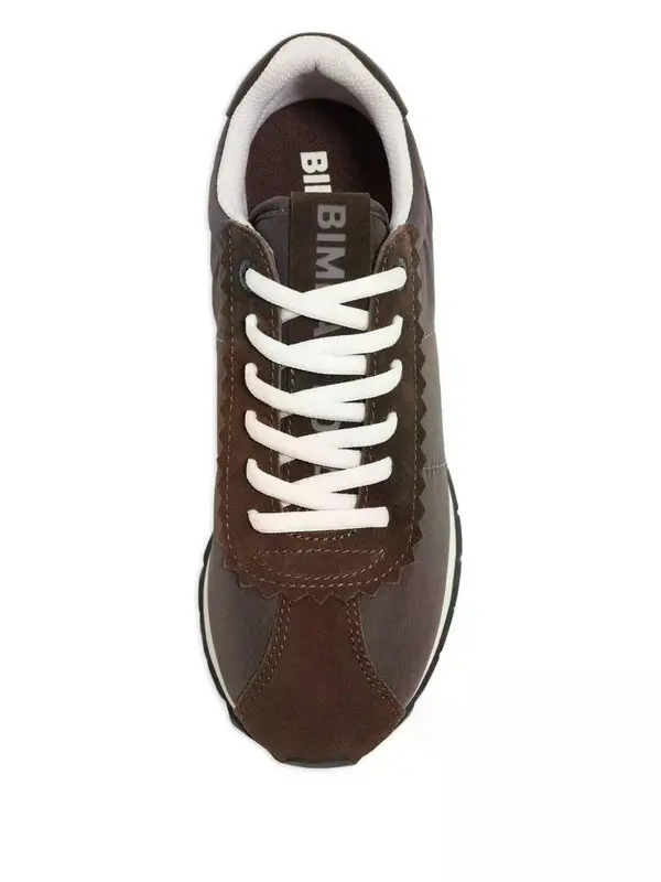 Bimba Y Lola Scalloped Trim Lace-up Sneakers