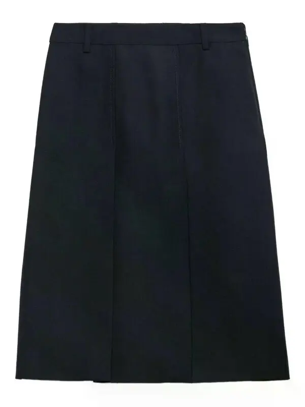 Prada Slit Midi Skirt