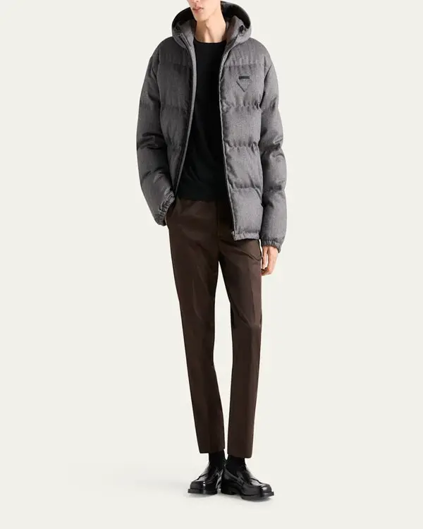 Prada Chevron Down Jacket