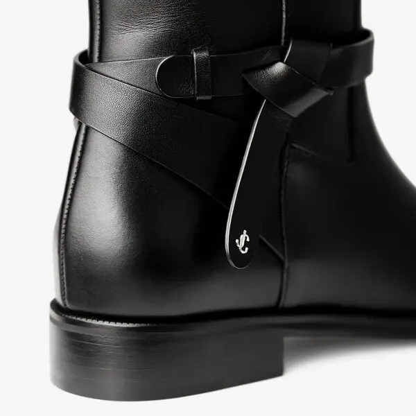 JIMMY CHOO Lawton Knee High Boots - Black