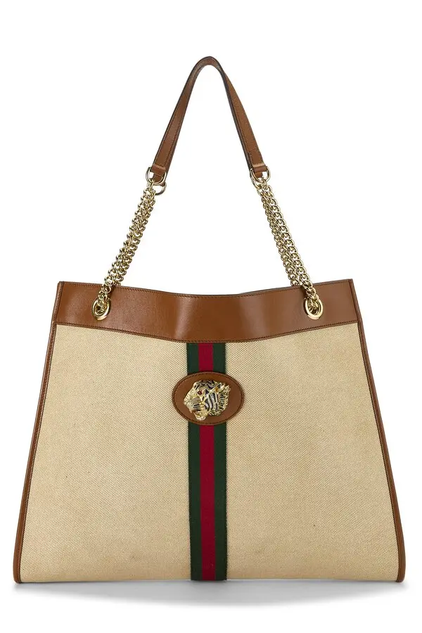 Gucci Rajah Tote - Brown