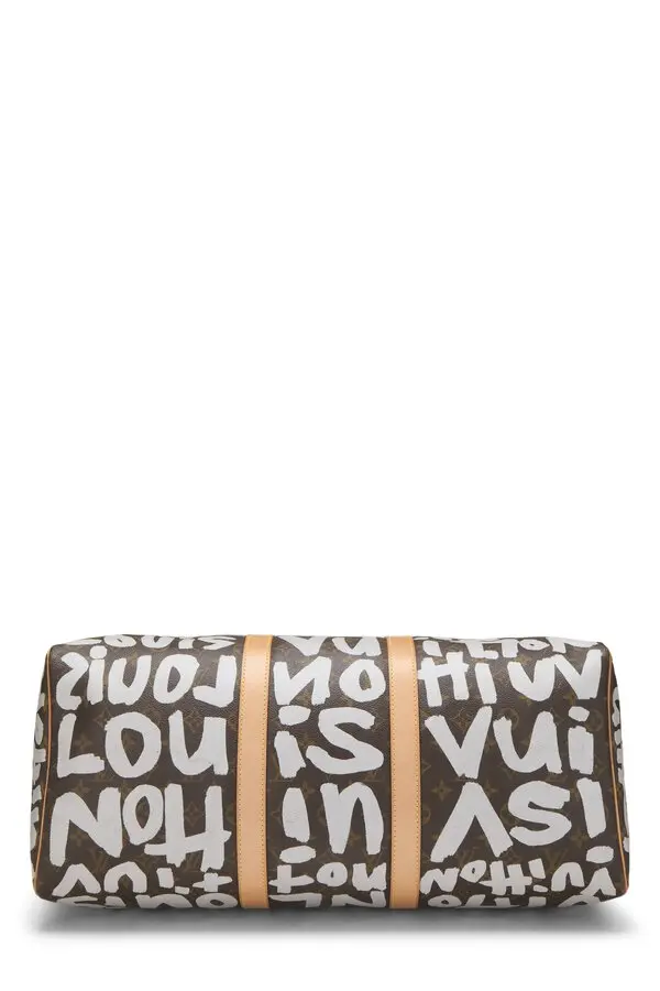 LOUIS VUITTON Stephen Sprouse Monogram Graffiti Keepall 50 - Grey