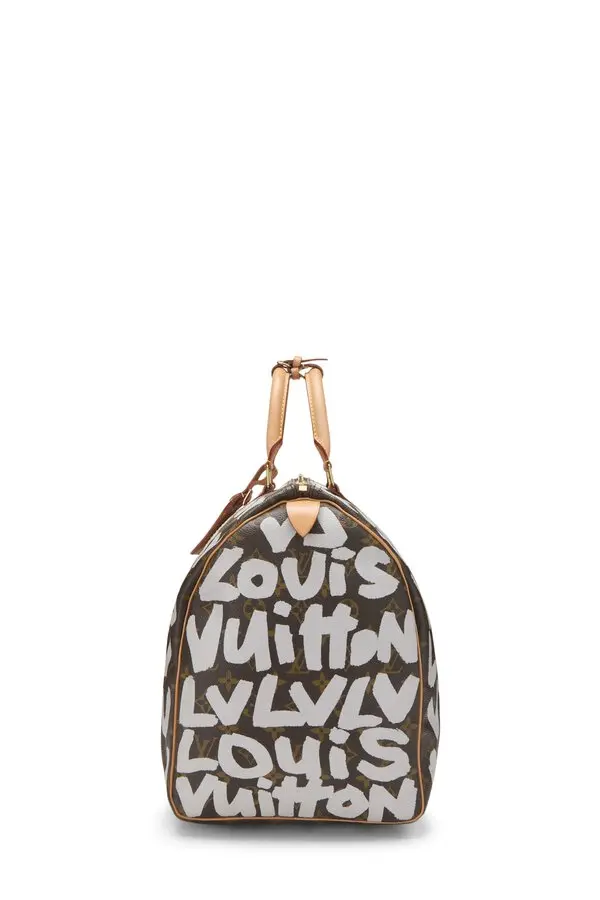 LOUIS VUITTON Stephen Sprouse Monogram Graffiti Keepall 50 - Grey