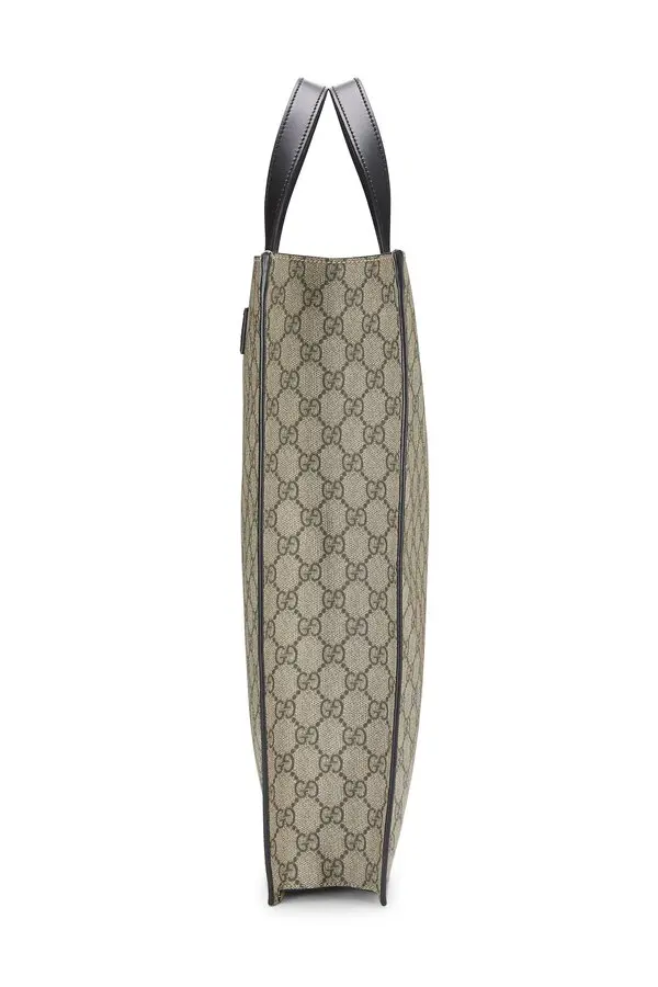 Gucci Gg Supreme Canvas Web Vertical Tote