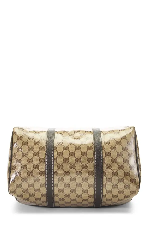 Gucci Gg Crystal Joy Boston Handbag - Brown