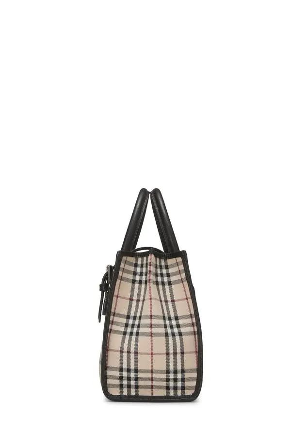 Burberry Jacquard Buckle Handbag