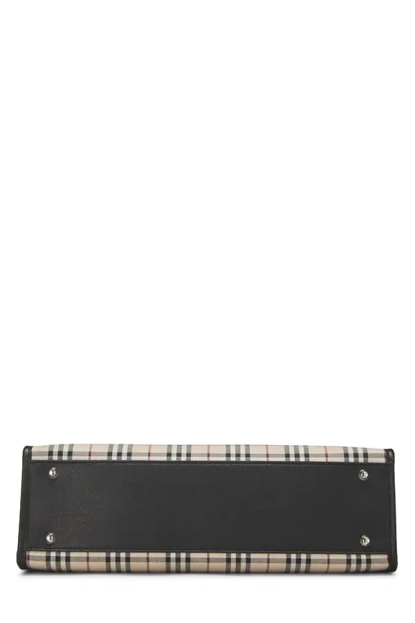 Burberry Jacquard Buckle Handbag