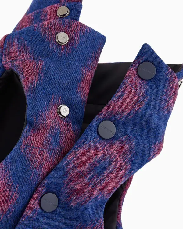 Giorgio Armani Poldo X Ikat Jacquard Flannel Coat