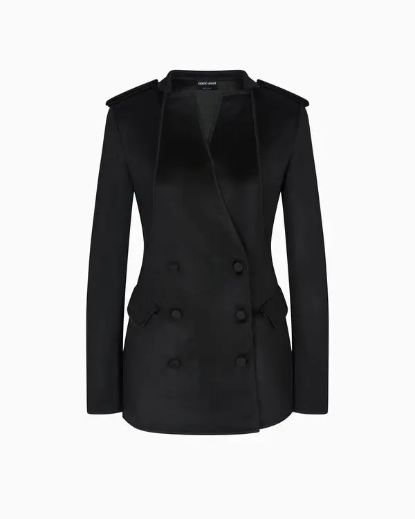 Giorgio Armani Double-breasted Viscose Jacket