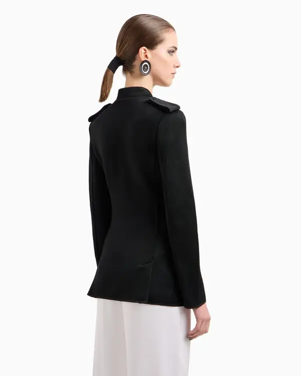 Giorgio Armani Double-breasted Viscose Jacket