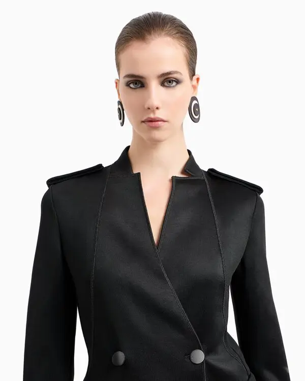 Giorgio Armani Double-breasted Viscose Jacket