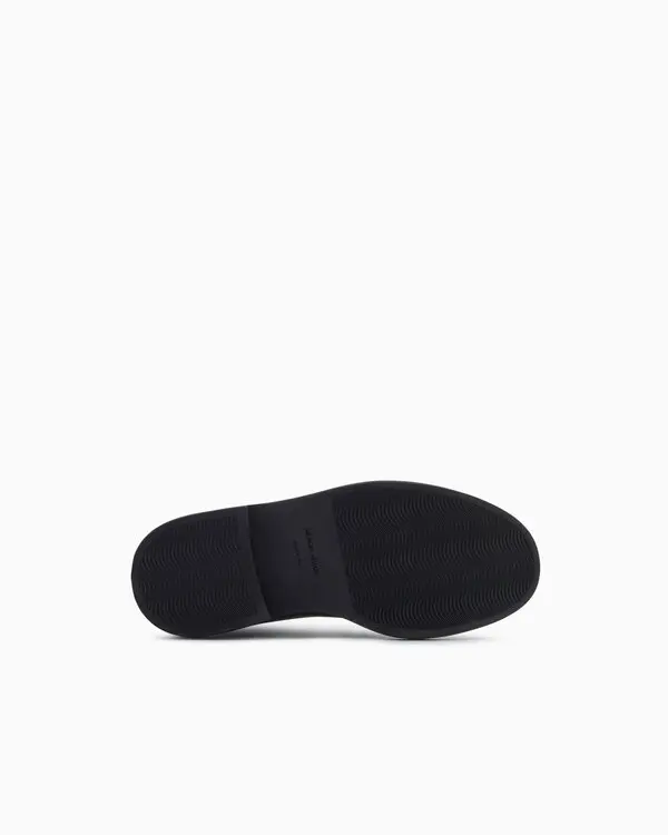 Giorgio Armani Smooth Leather High Boots - Black