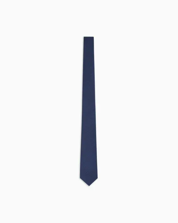 Giorgio Armani Viscose And Silk Neck Tie - Blue