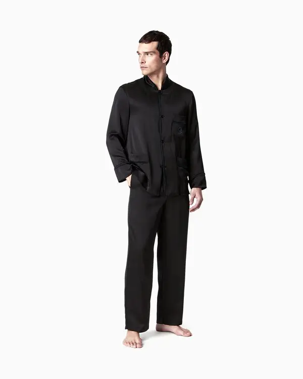 Giorgio Armani Silk Monogrammed Pyjamas