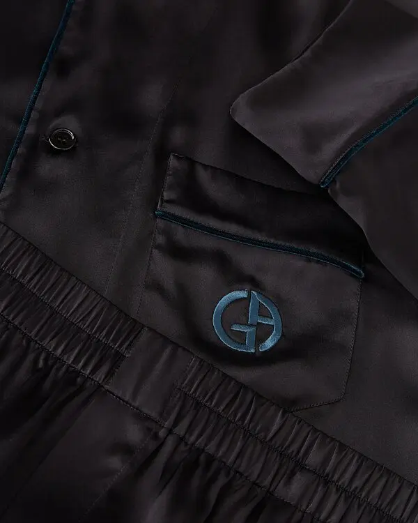 Giorgio Armani Silk Monogrammed Pyjamas