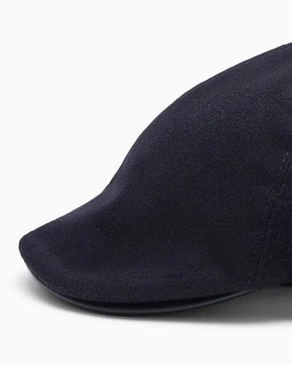 Giorgio Armani Wool-blend Flat Cap