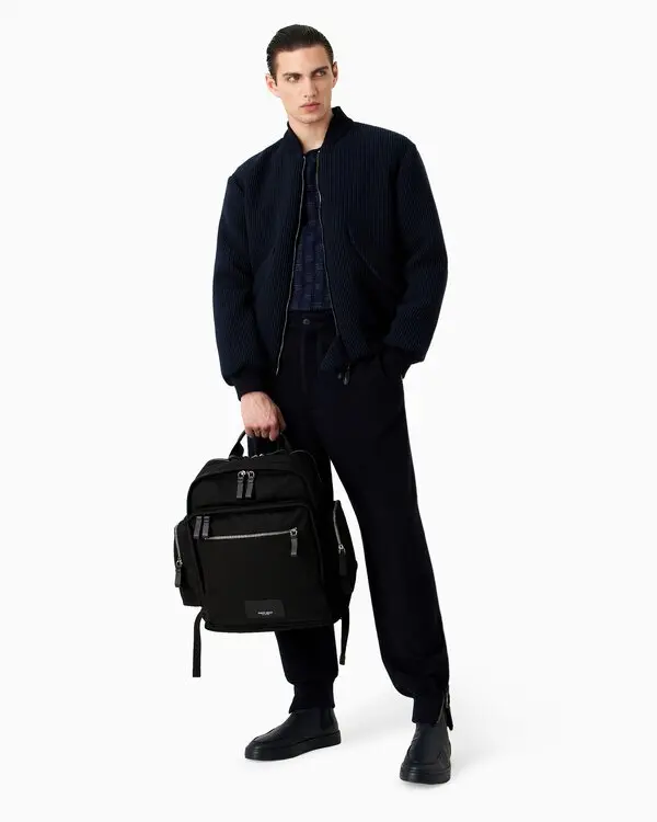 Giorgio Armani Nylon Multi-functional Backpack