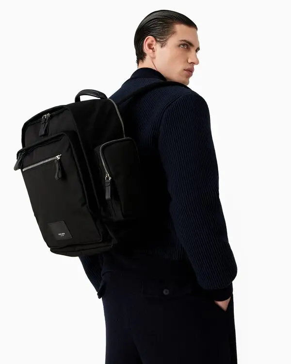Giorgio Armani Nylon Multi-functional Backpack
