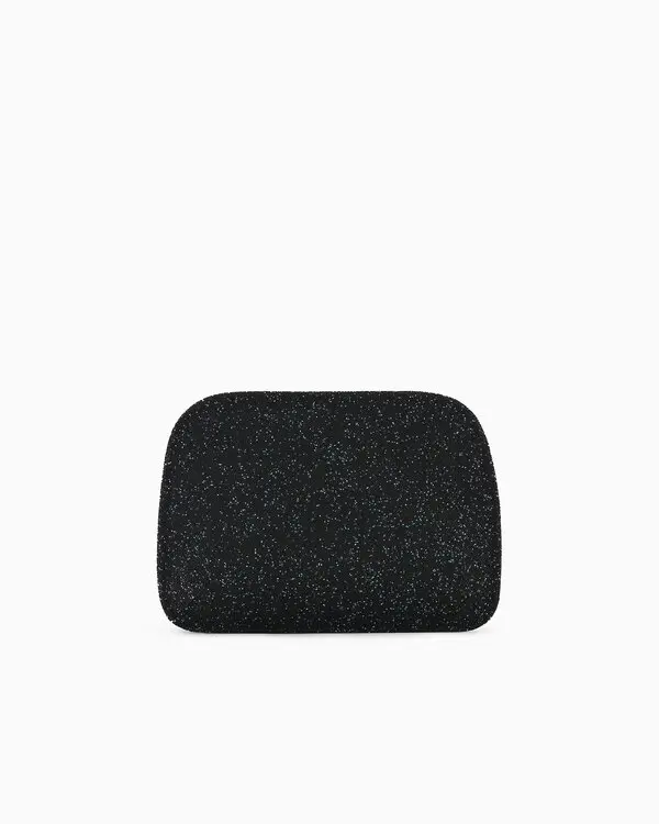 Giorgio Armani La Prima Rhinestone Clutch - Black