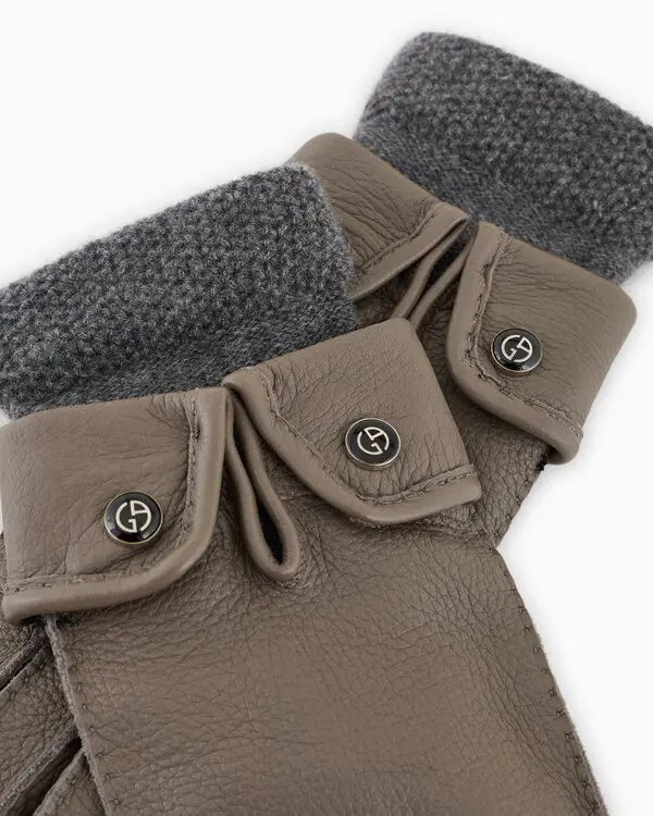 Giorgio Armani Deerskin Leather Gloves