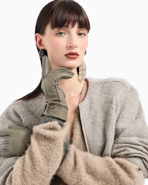 Giorgio Armani Deerskin Leather Gloves