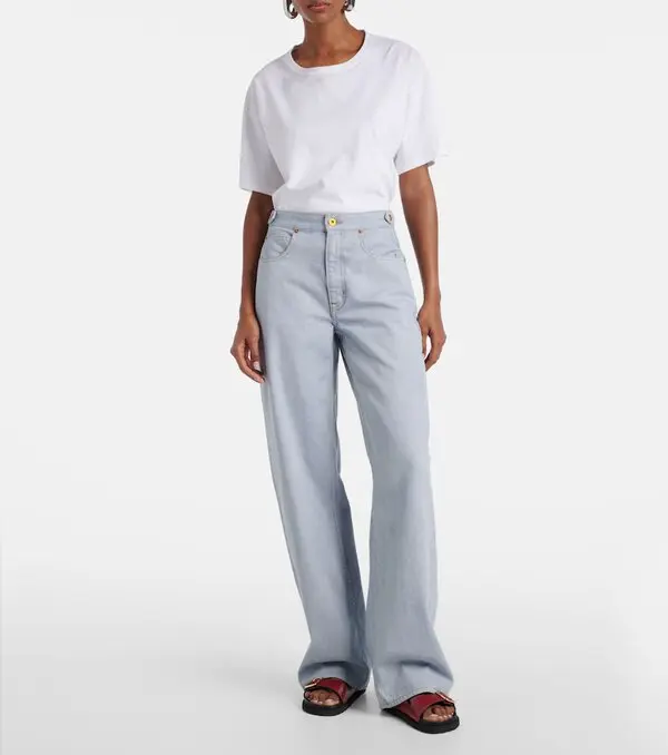 SLVRLAKE Cassie Wide-leg Jeans In Forbidden Love