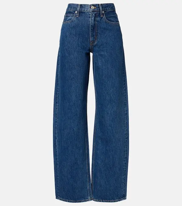 SLVRLAKE Cassie Wide-leg Jeans - Mid Denim