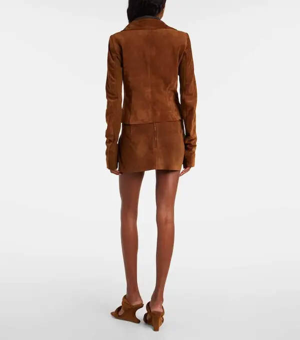 Rick Owens Suede Leather Jacket