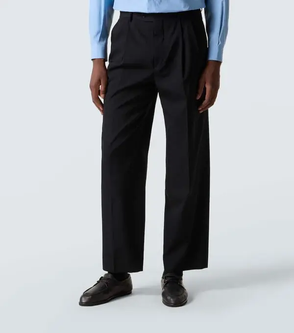 Auralee Wool Gabardine Suit Pants