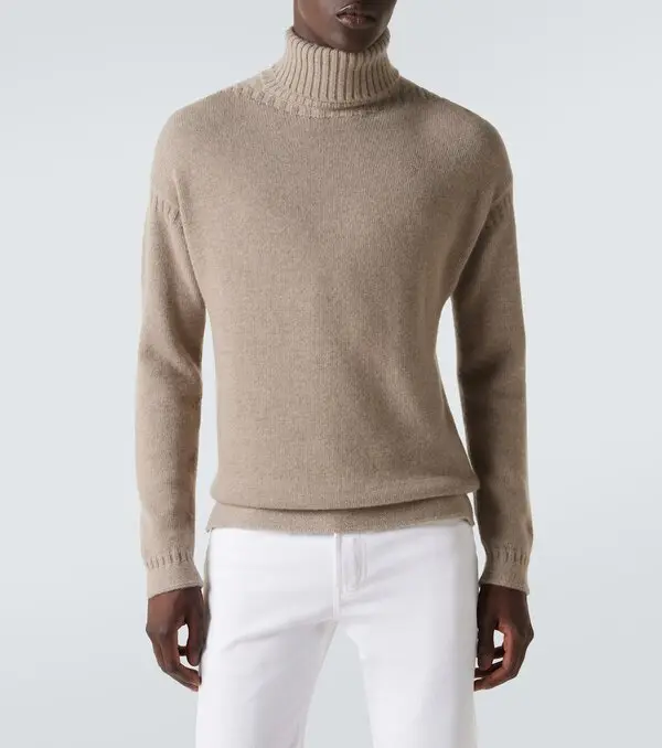 Loro Piana Tyne Cashmere Turtleneck Sweater
