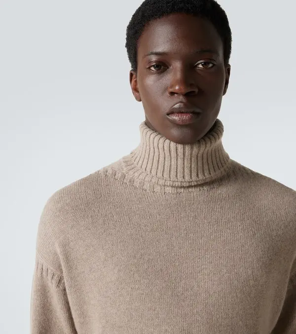 Loro Piana Tyne Cashmere Turtleneck Sweater