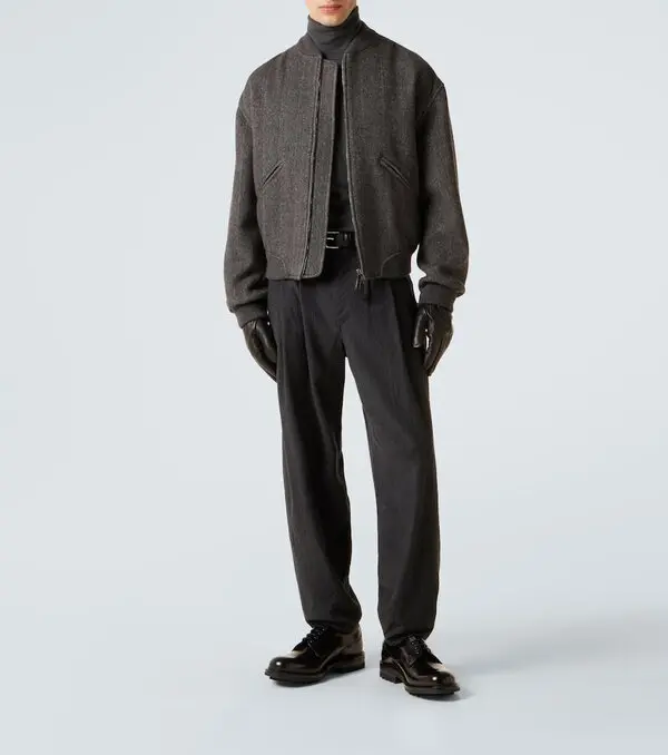 Giorgio Armani Cashmere Bomber Jacket