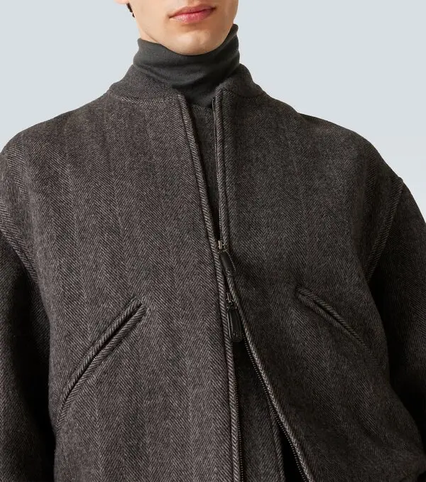 Giorgio Armani Cashmere Bomber Jacket