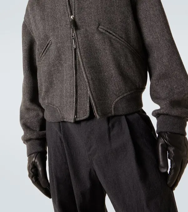 Giorgio Armani Cashmere Bomber Jacket