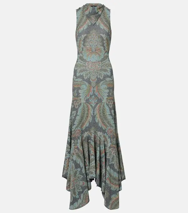 Etro Paisley Maxi Gown