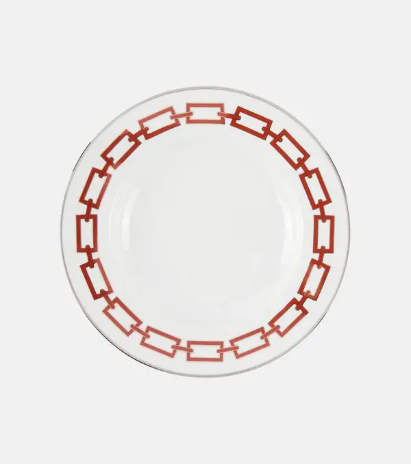 GINORI 1735 Porcelain Soup Plate - Red