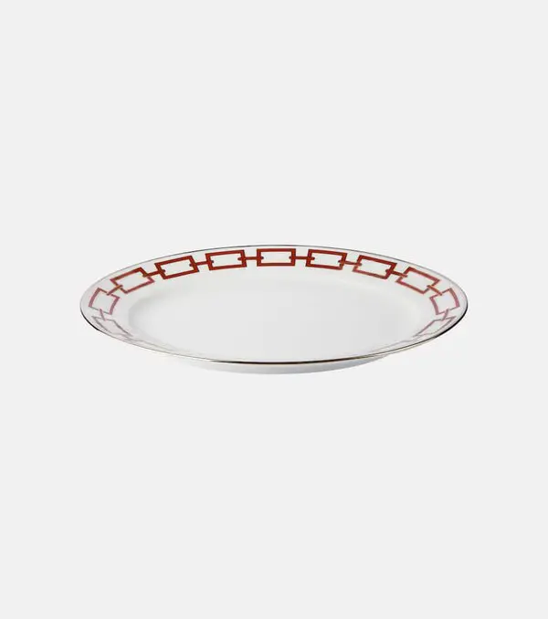 GINORI 1735 Porcelain Plate - Red