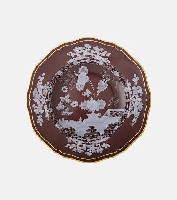 GINORI 1735 Oriente Italiano Porcelain Soup Plate - White