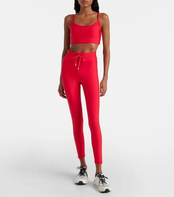 The Upside Oxford Leggings - Red